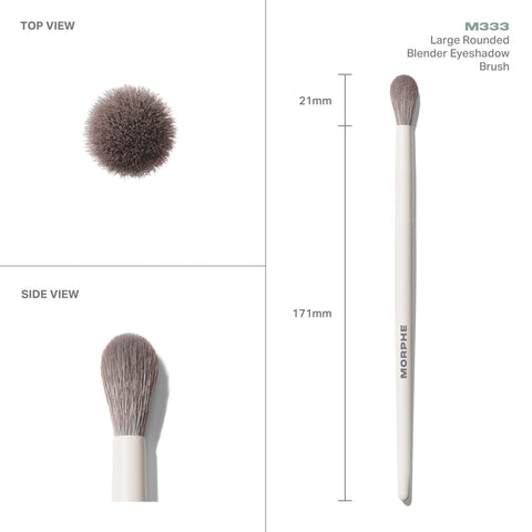 M333 Large Rounded Blender Eyeshadow Brush – Morphe UK